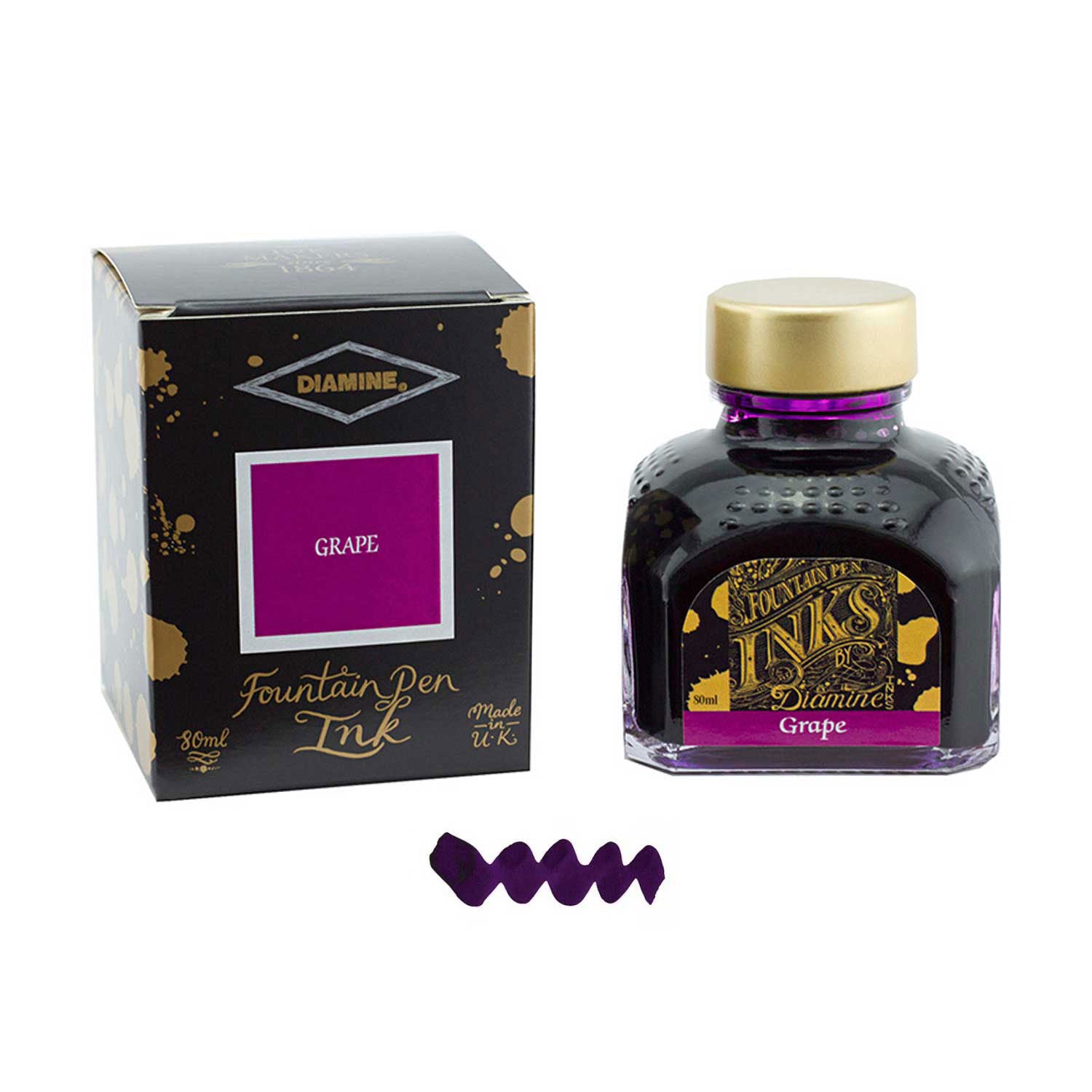 Diamine Grape Ink - 80ml | Shop Online at Makoba | Diamine