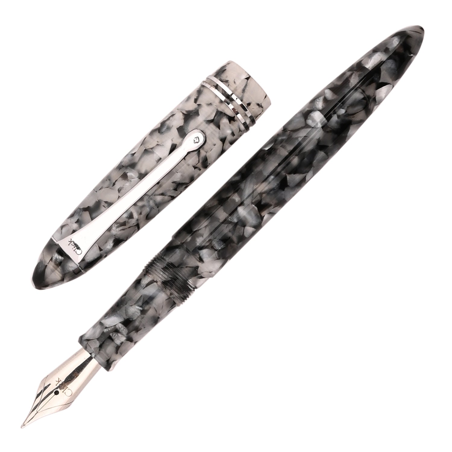 Click Yen Antique Silver Fountain Pen | Branded Pens at Makoba | Click