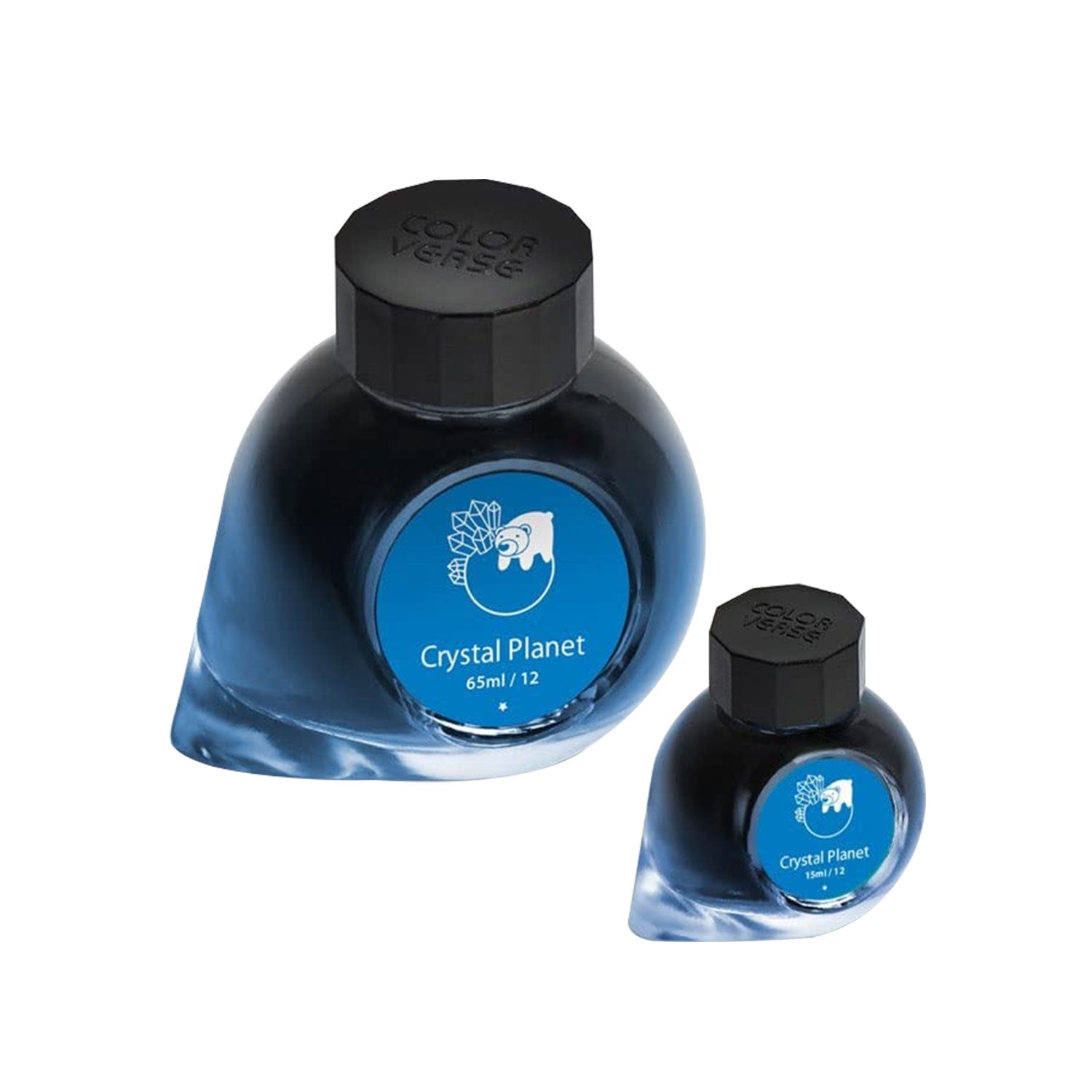 Colorverse Spaceward Crystal Planet Ink Bottle, Blue - 65ml + 15ml – Makoba