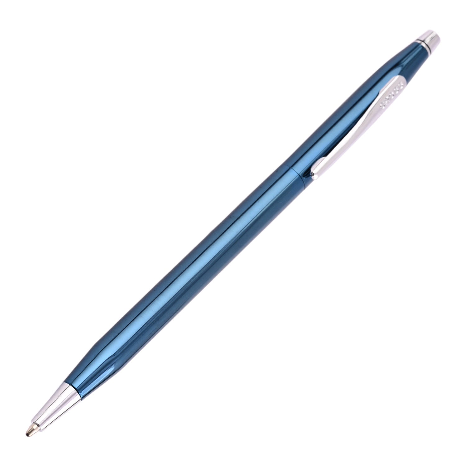 Cross Classic Century Translucent Blue Ball Pen | Shop Online | Cross ...
