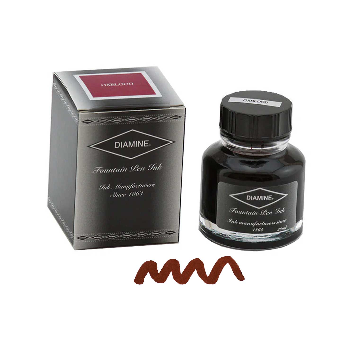 Diamine Oxblood Ink - 30ml | Shop Online at Makoba | Diamine