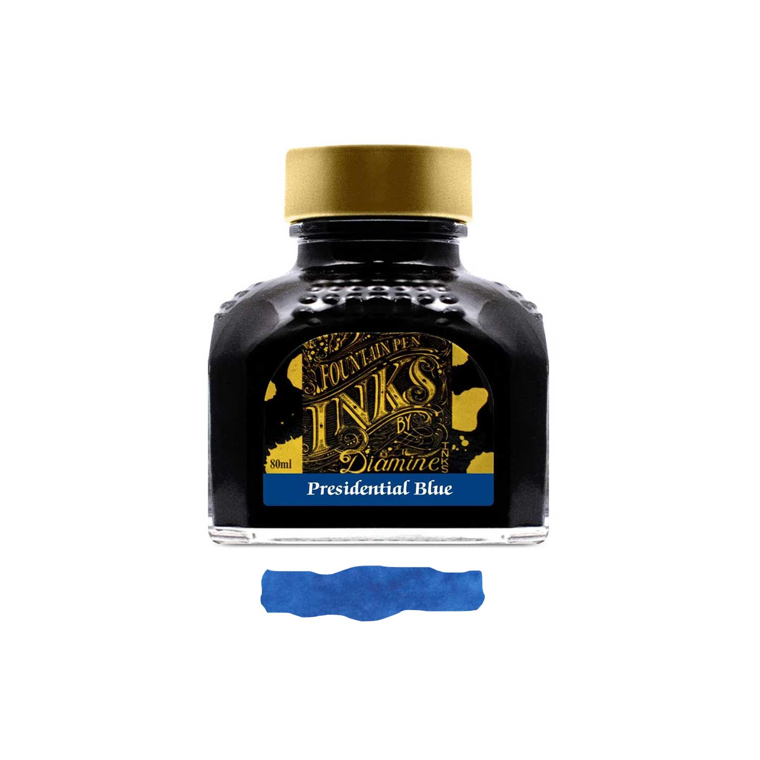 Diamine Presidential Blue Ink - 80ml | Shop Online at Makoba | Diamine
