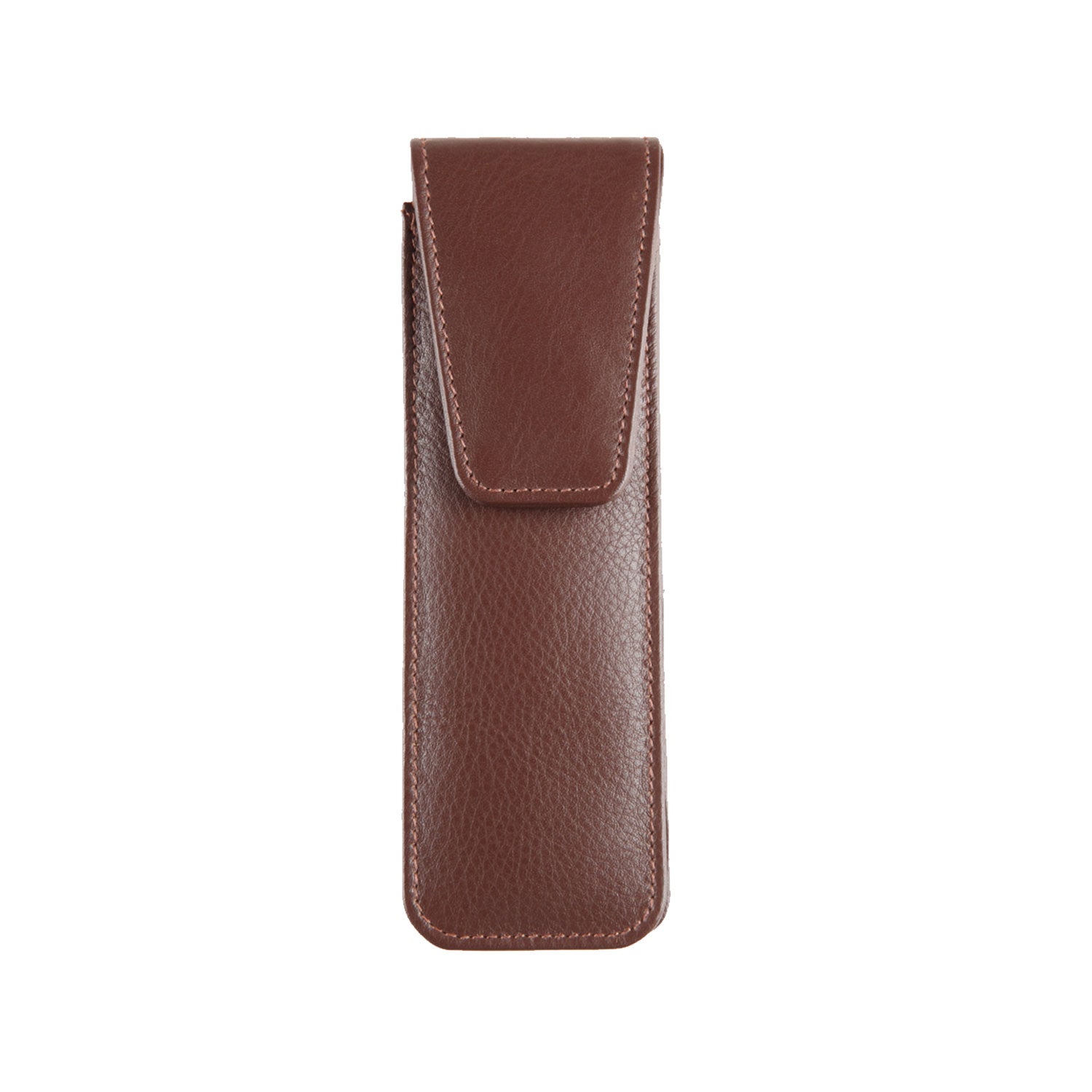 Elan Leather 2 Pen Holder - Brown – Makoba