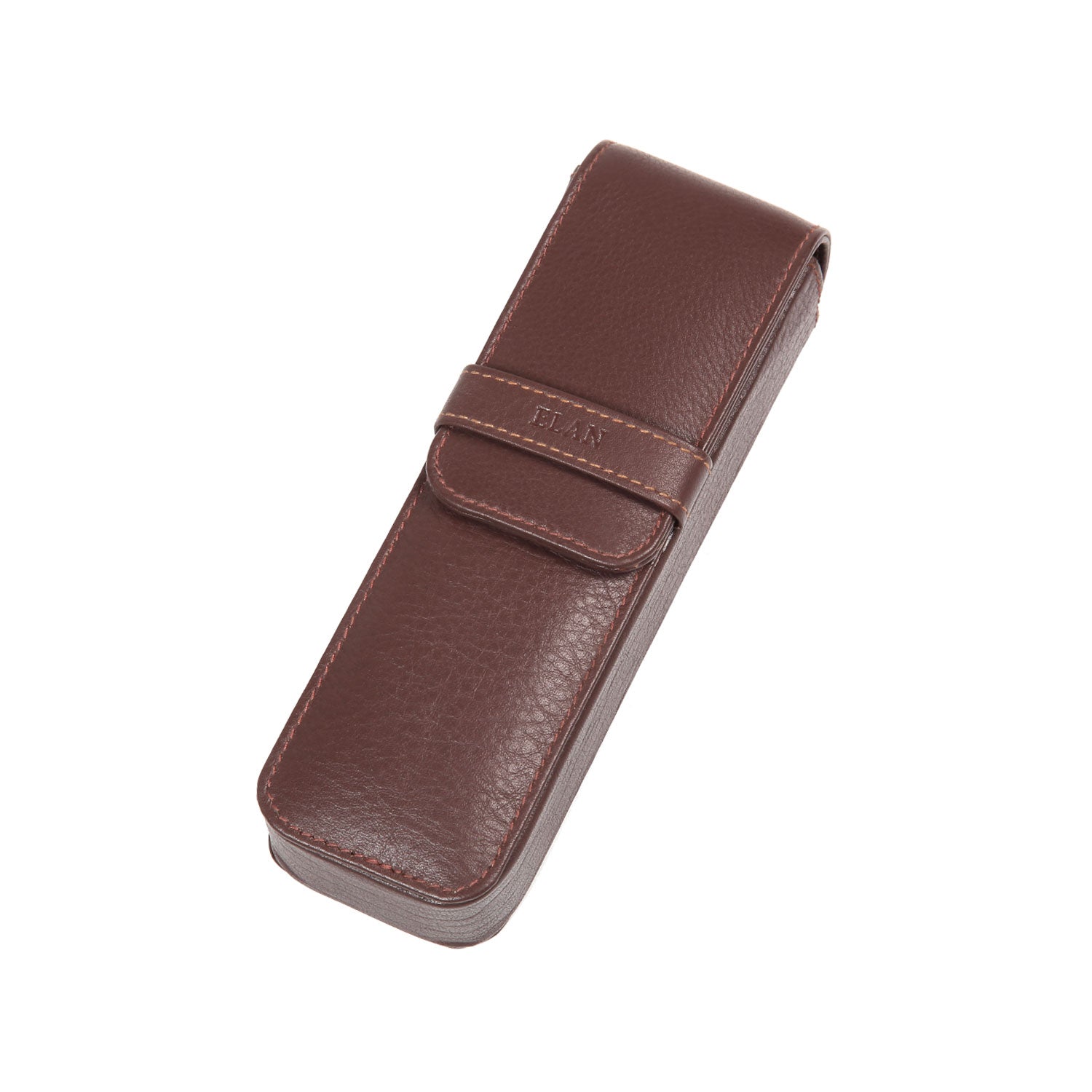 Elan Leather 2 Pen Holder - Brown – Makoba