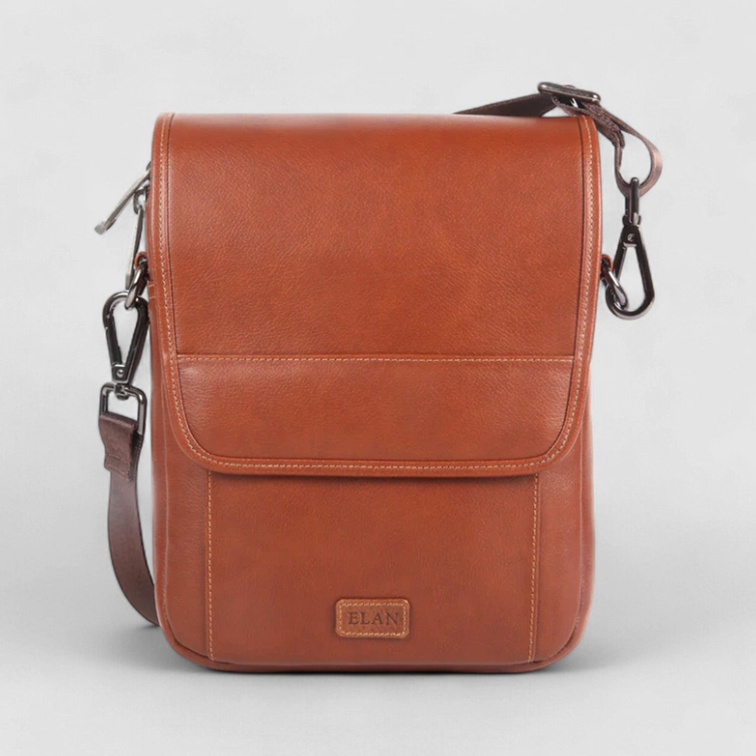 Buy Elan Tan Bag | Elan Messenger Bags Online | Makoba