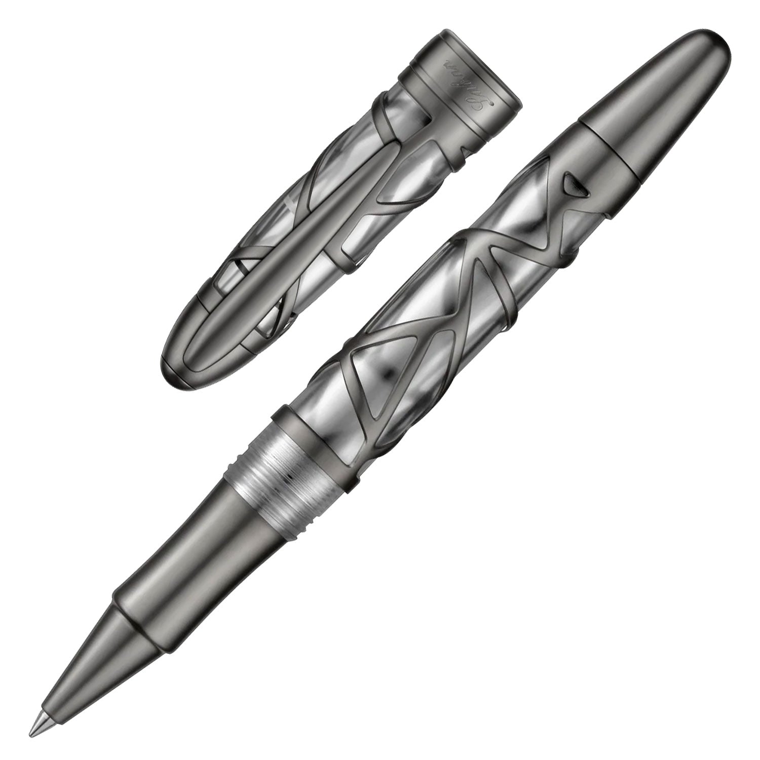 Laban Skeleton Roller Ball Pen - Gunmetal – Makoba