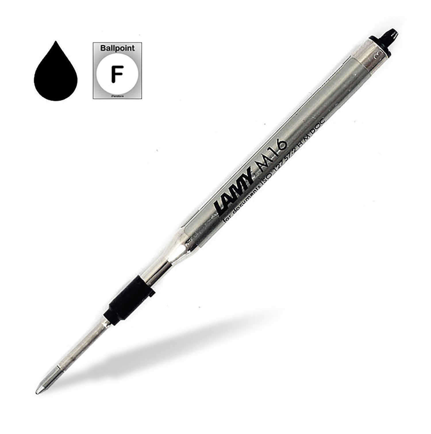 Lamy M16 Ball Pen Refill, Black Fine – Makoba