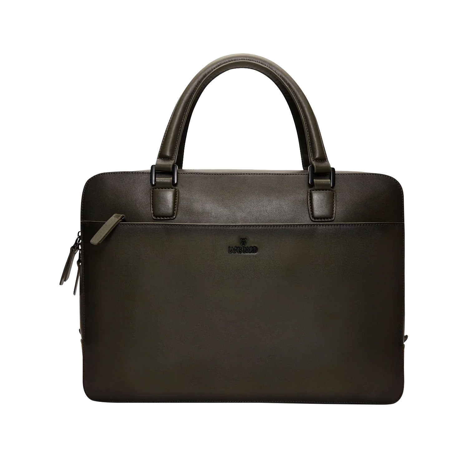 Lapis Bard Ducorium Spencer 14inch Slim Laptop Briefcase - Olive – Makoba