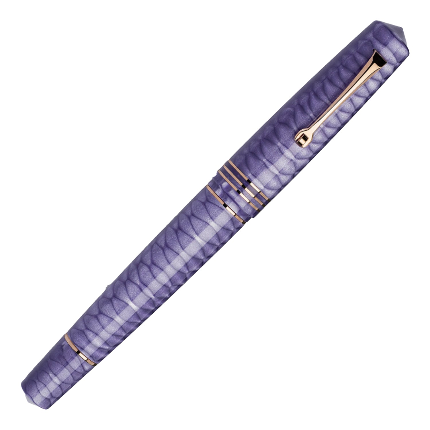 Buy Leonardo Dragon Skin Purple Fountain Pen | Leonardo Pens | Makoba