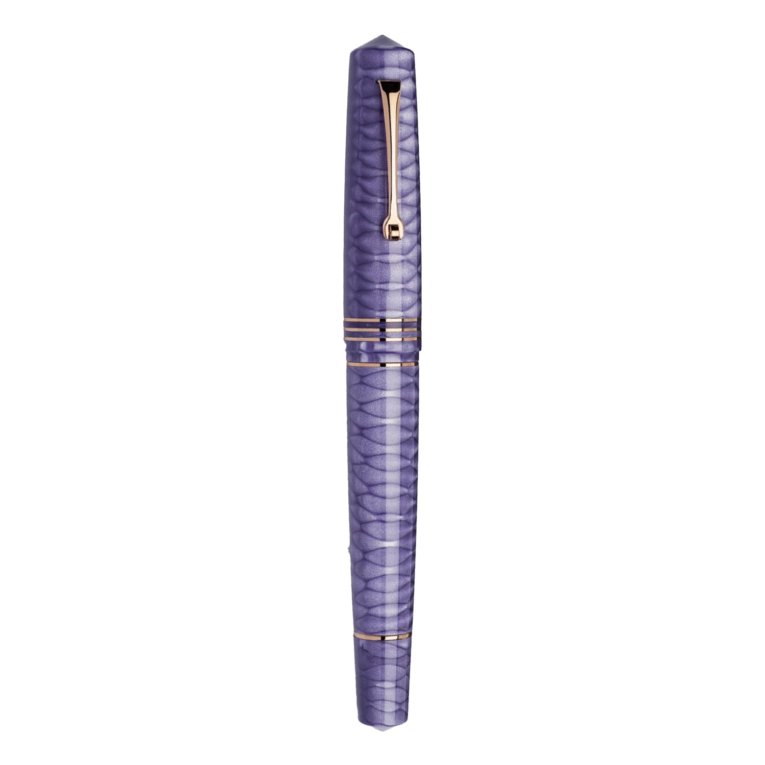 Buy Leonardo Dragon Skin Purple Fountain Pen | Leonardo Pens | Makoba