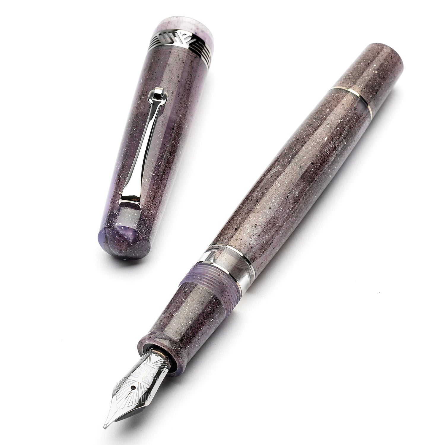 Buy Leonardo Magico Amethyst Fountain Pen| Leonardo Steel Pens| Makoba