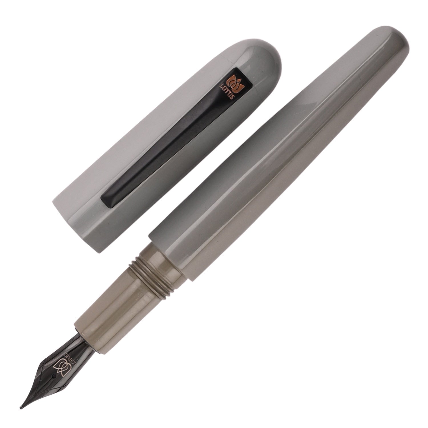 Lotus Trikone Fountain Pen - Grey BT – Makoba