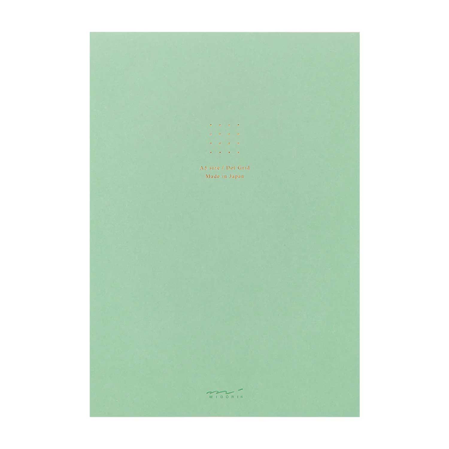 Midori Soft Colour Green Dotted Notepad - A5 | Shop Online | Midori ...