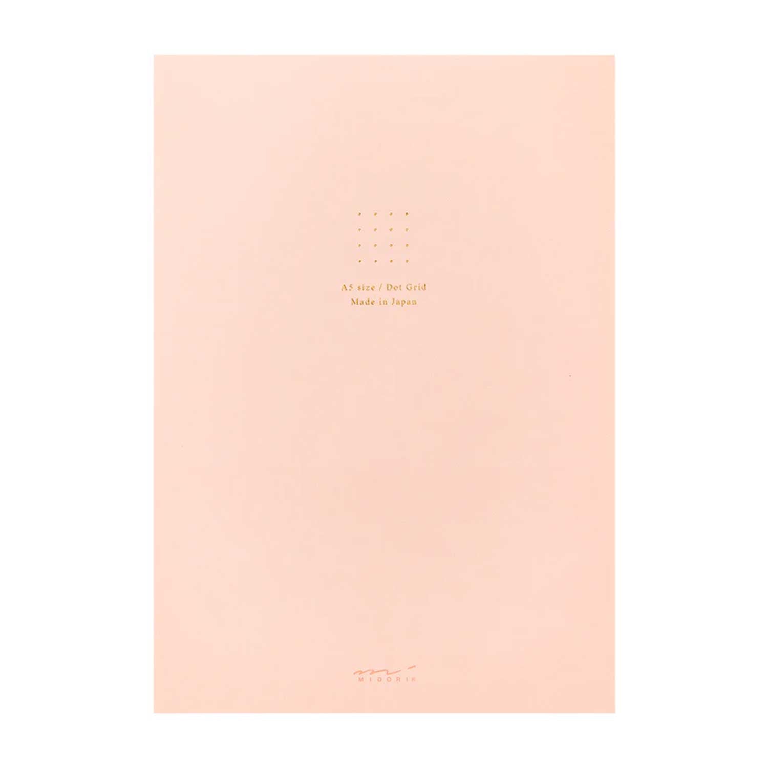 Midori Soft Colour Pink Dotted Notepad -A5|Buy Online at Makoba|Midori