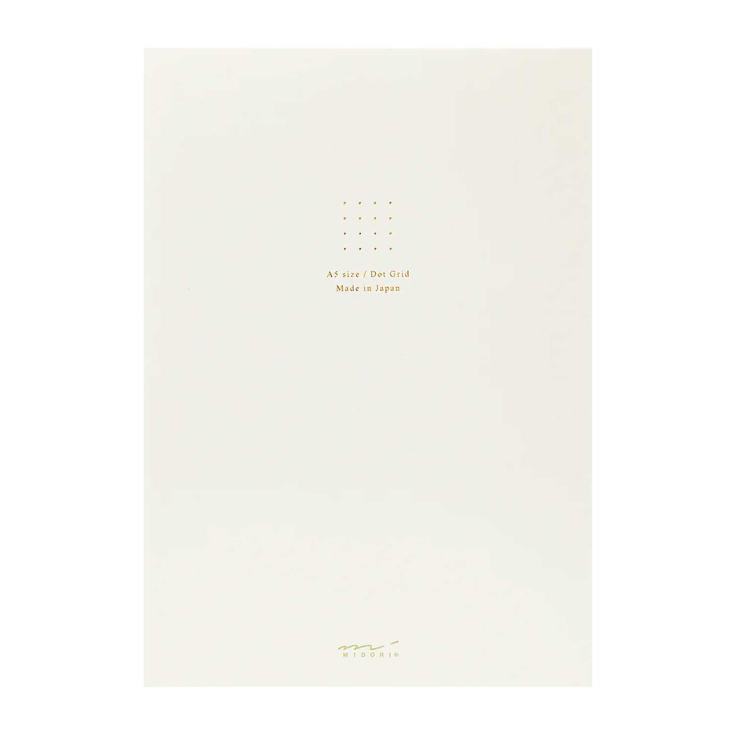 Midori Soft Colour White Dotted Notepad-A5|Buy Online at Makoba|Midori