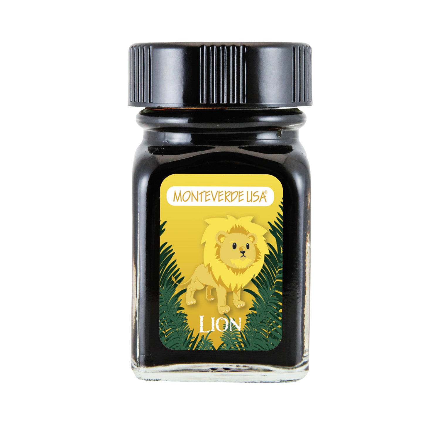 Monteverde Jungle Lion Ink Bottle, Yellow - 30ml – Makoba