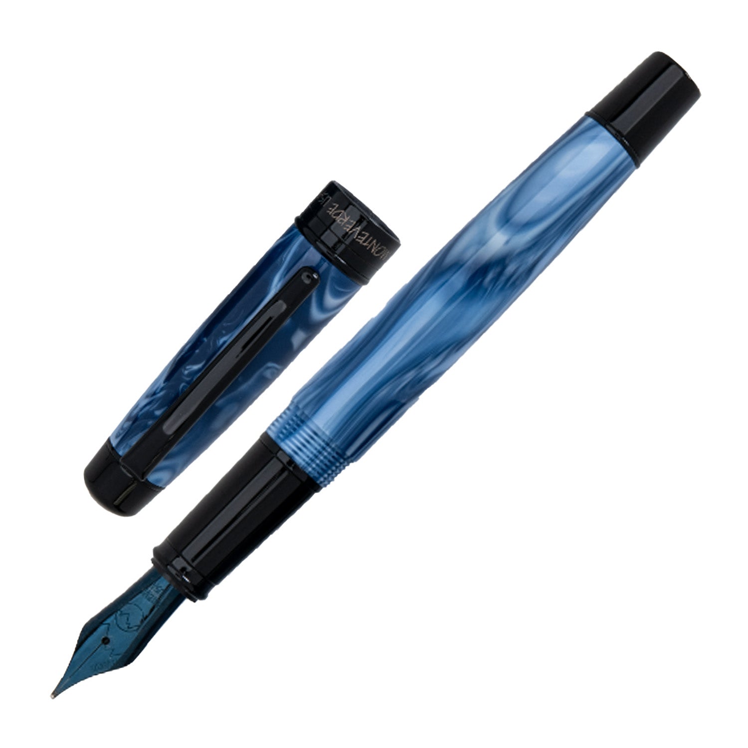 Monteverde Prima Fountain Pen - Blue Swirl BT – Makoba