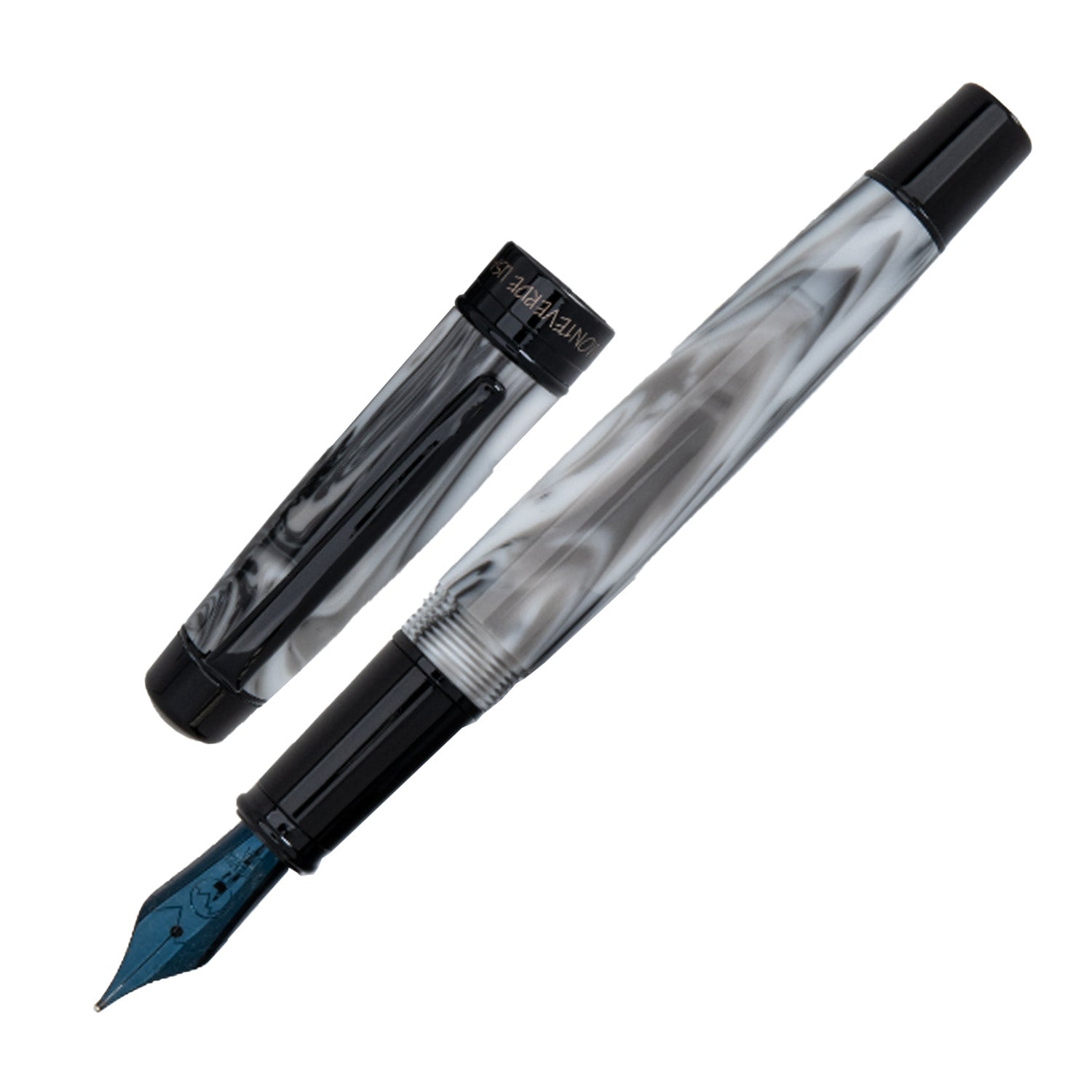 Monteverde Prima Fountain Pen - Grey Swirl BT – Makoba
