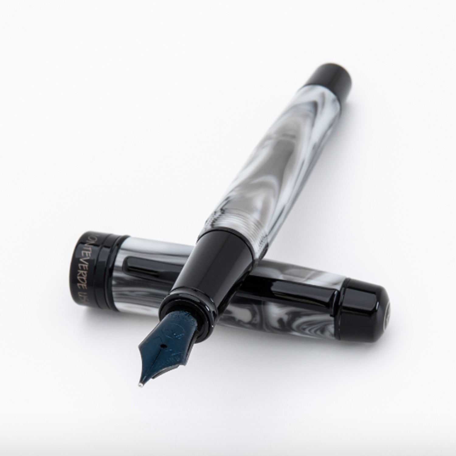 Monteverde Prima Fountain Pen - Grey Swirl BT – Makoba