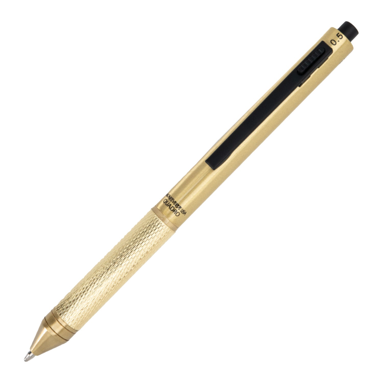 Buy Monteverde Quadro Brass Gold Multi Pen | Ball Pens Online | Makoba