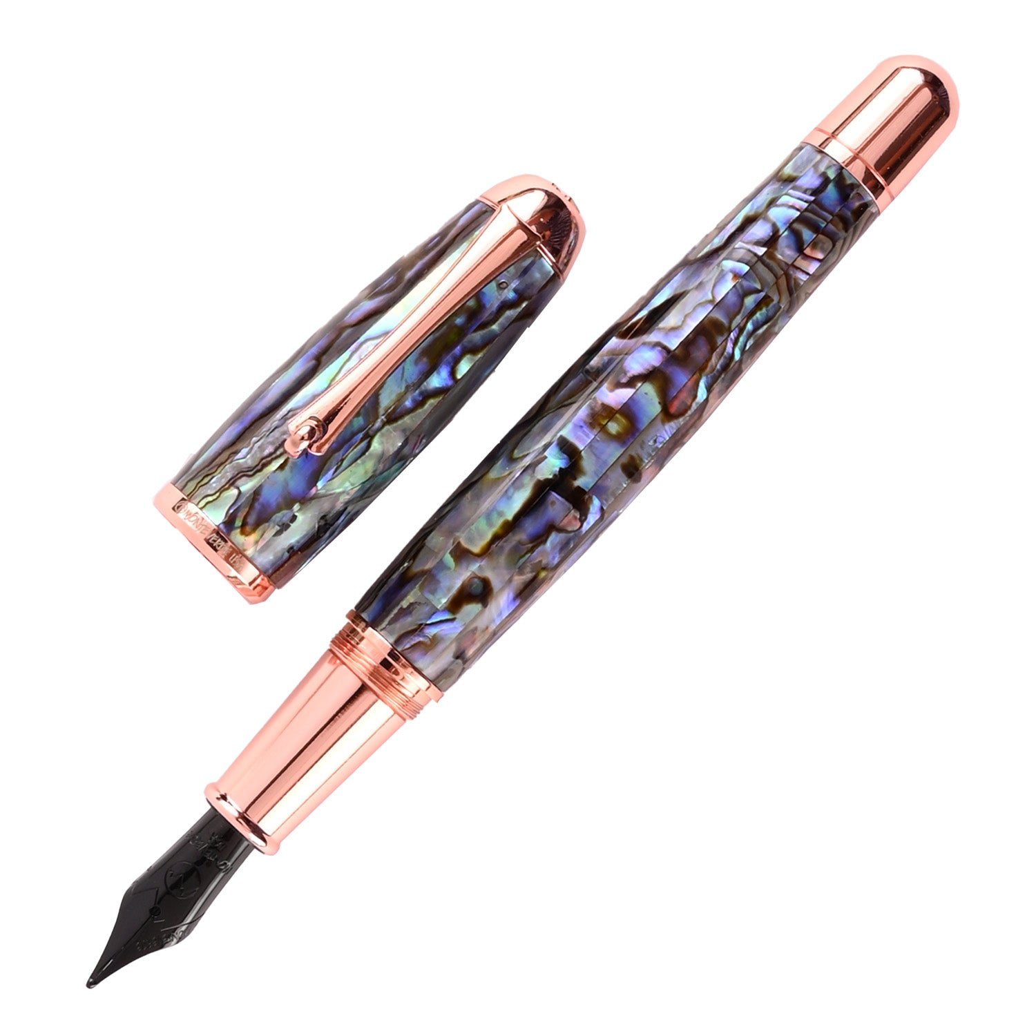 Monteverde Super Mega Abalone Fountain Pen - Rosegold (Limited Edition ...