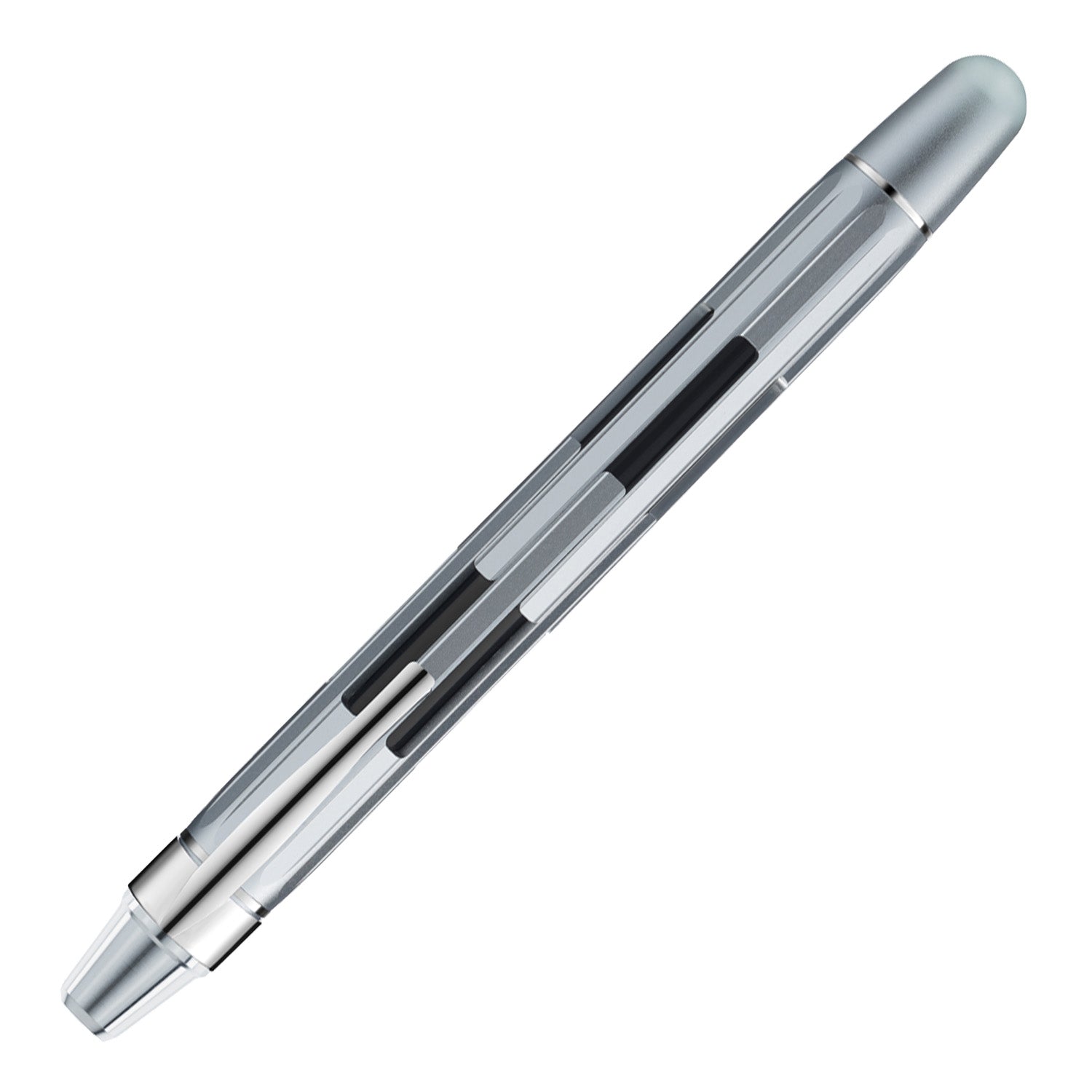 Nahvalur Eclipse Pure Silver Fountain Pen | Buy Online | Nahvalur – Makoba