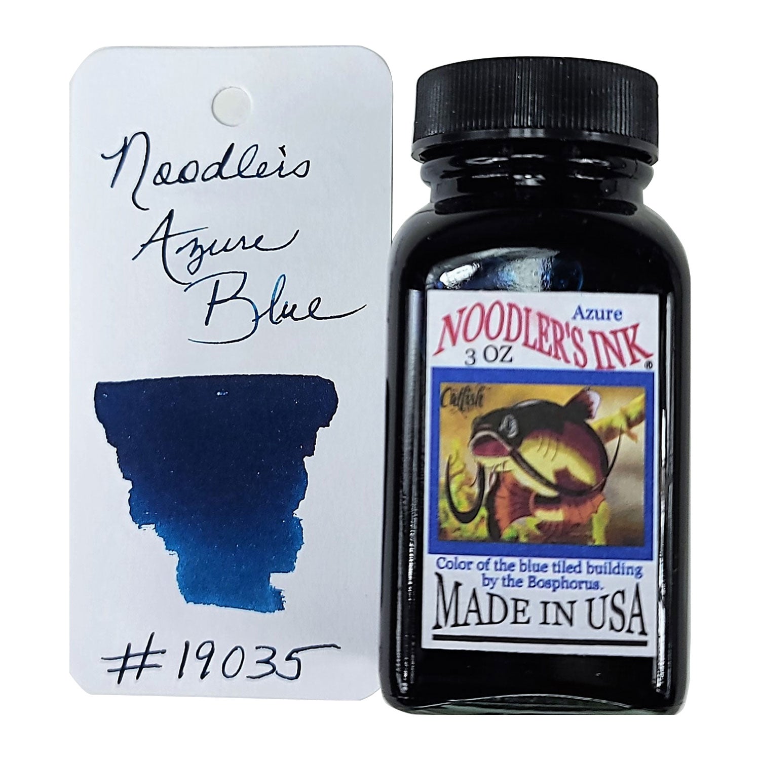 Shop Noodler's 19035 Ottoman Azure Blue Ink | Inks Online | Noodlers ...