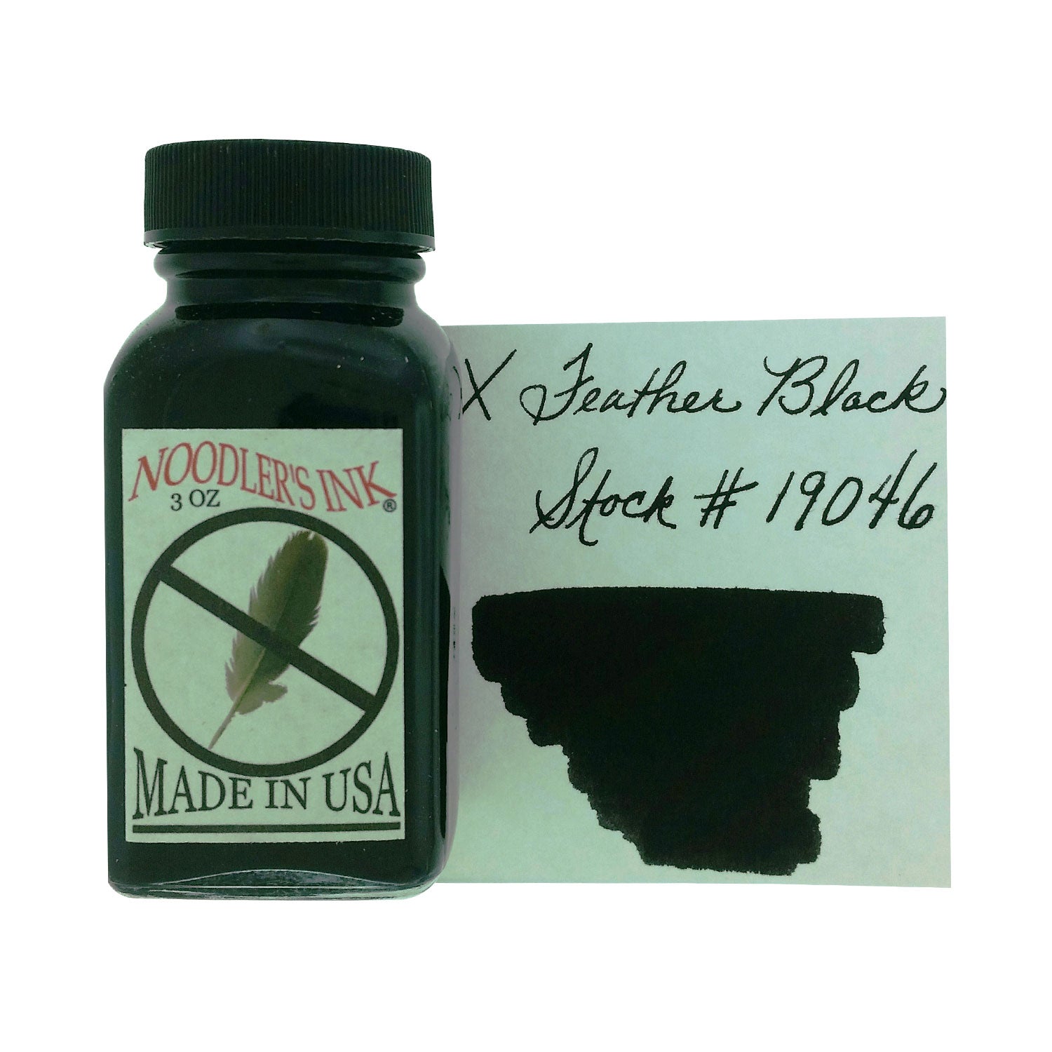Shop Noodler's 19046 X-Feather Black Ink | Inks Online | Noodlers – Makoba