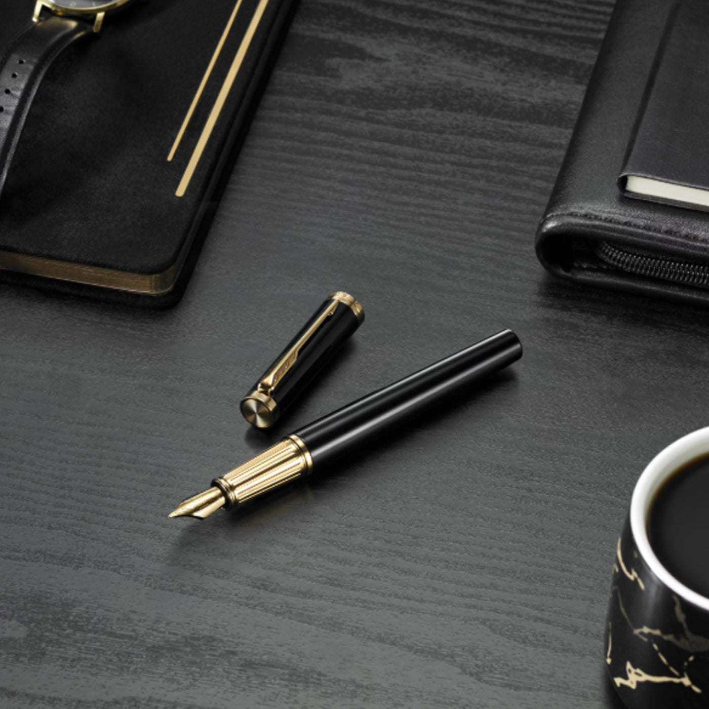 Buy Parker Ingenuity Black Fountain Pen|Parker Ingenuity Pens | Makoba