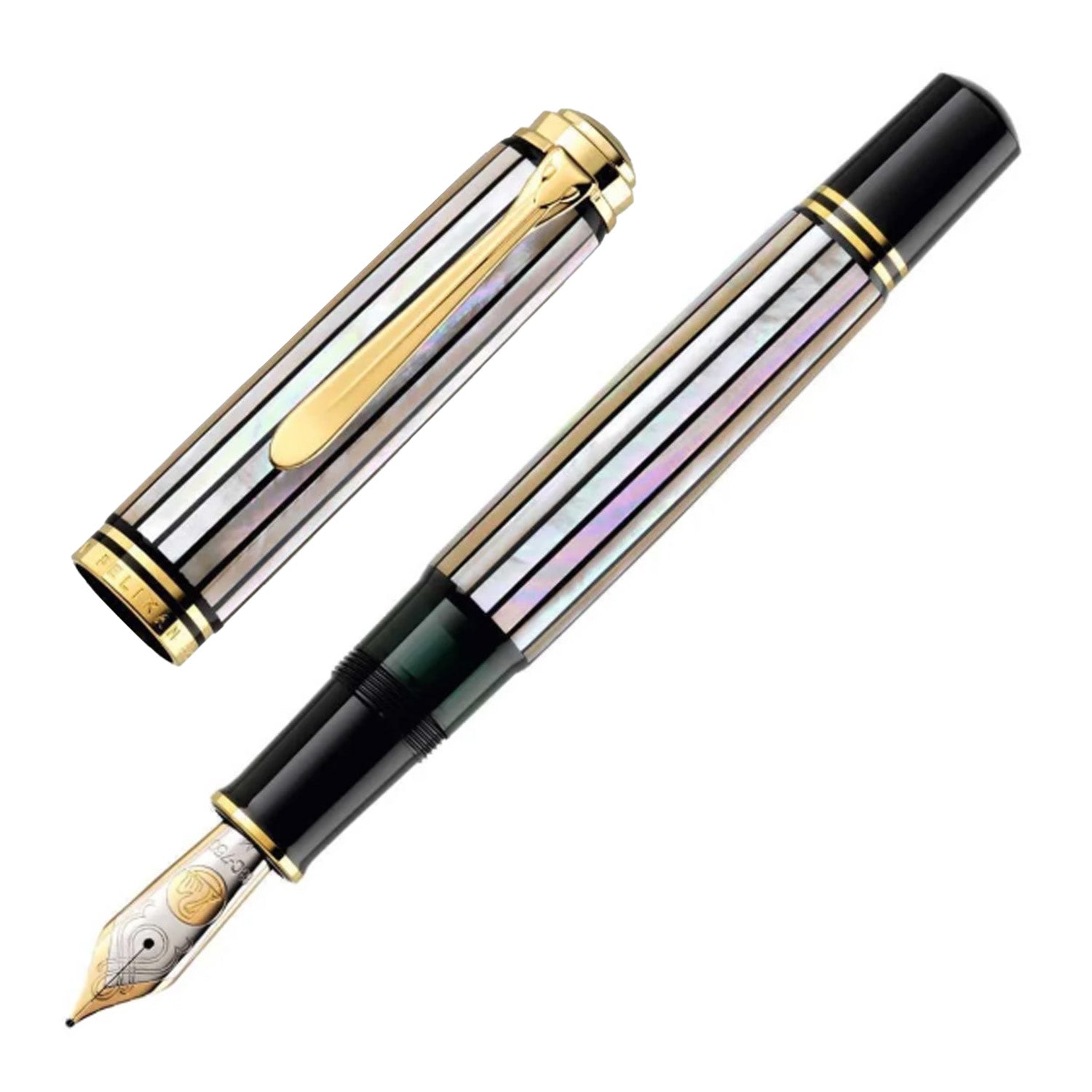 Pelikan M1000 Raden White Ray Fountain Pen | Shop Online | Pelikan – Makoba