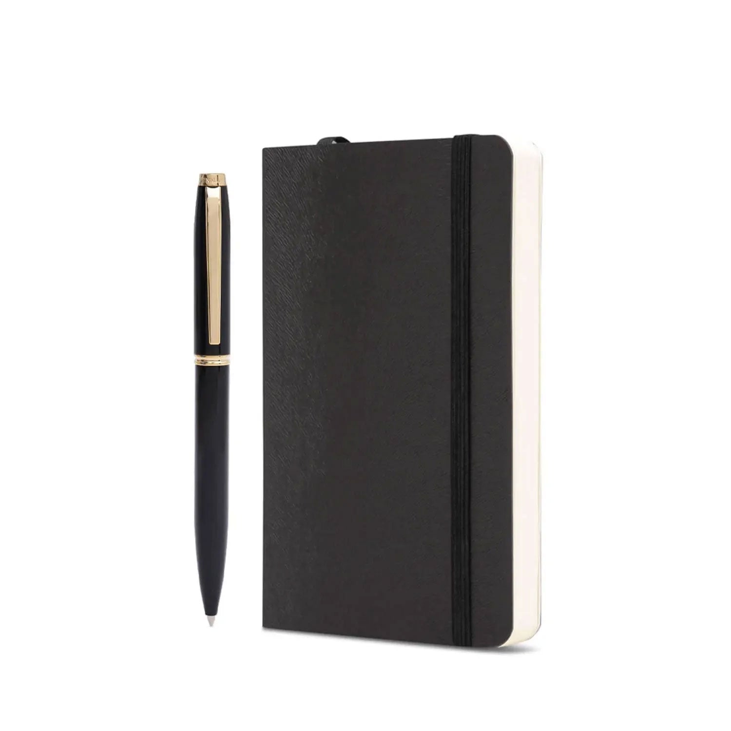 Pennline Atlas Combo Set, Glossy Black - Ball Pen + A6 Note Book – Makoba