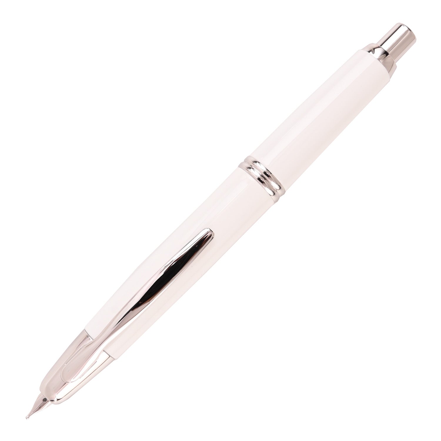 Buy Pilot Capless White Fountain Pen | Pilot Pens India Online |Makoba