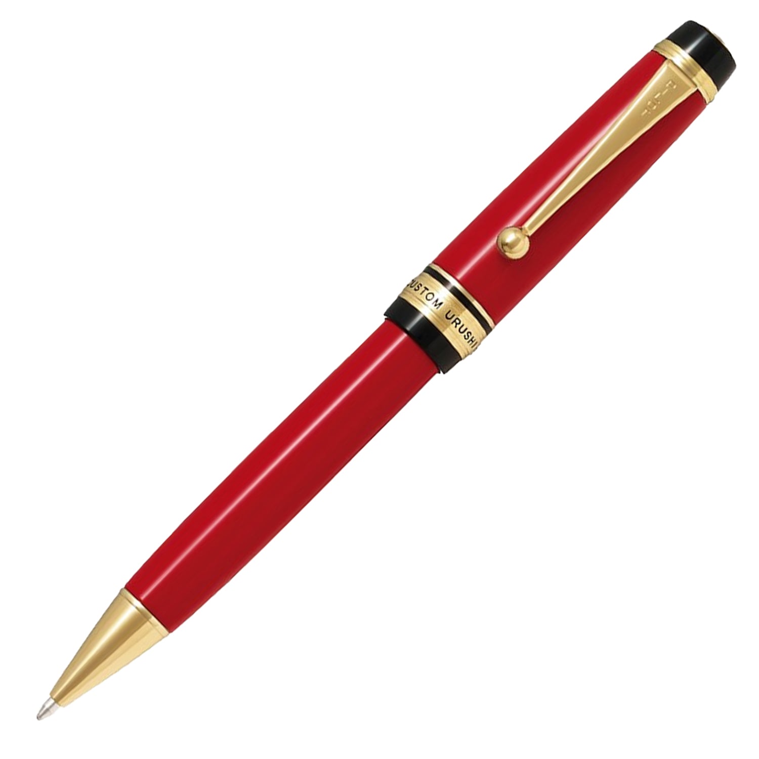 Shop Pilot Custom Urushi Vermillion Red Ball Pen | Pilot Pens | Makoba