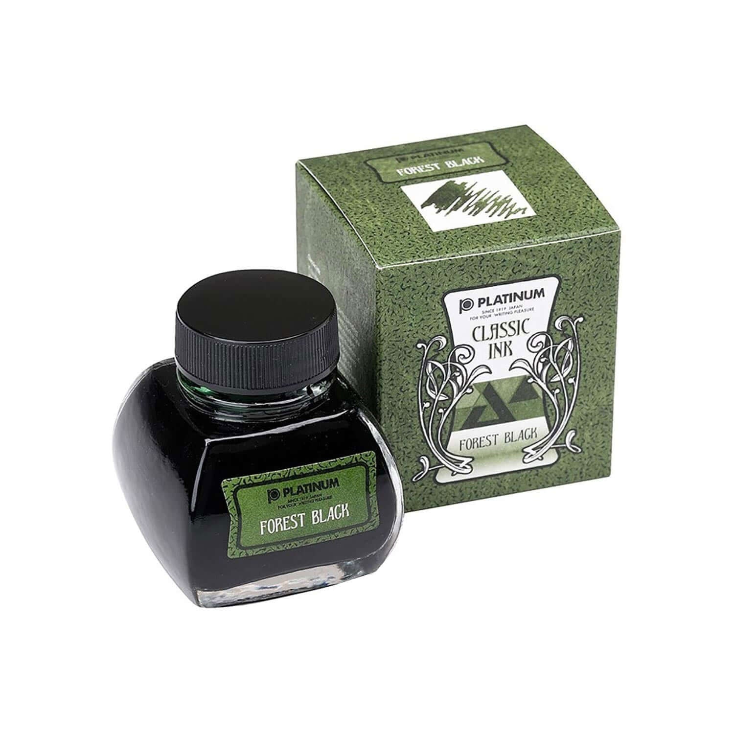 Platinum Classic Forest Black Green Ink Bottle | Buy Online at Makoba ...