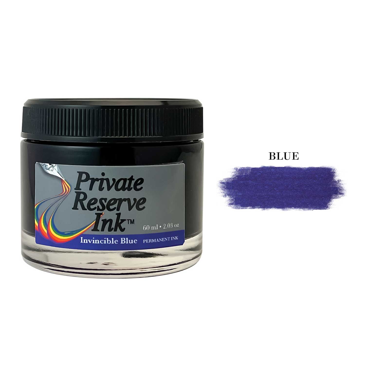 Private Reserve Invincible Blue Ink Bottle - 60ml – Makoba