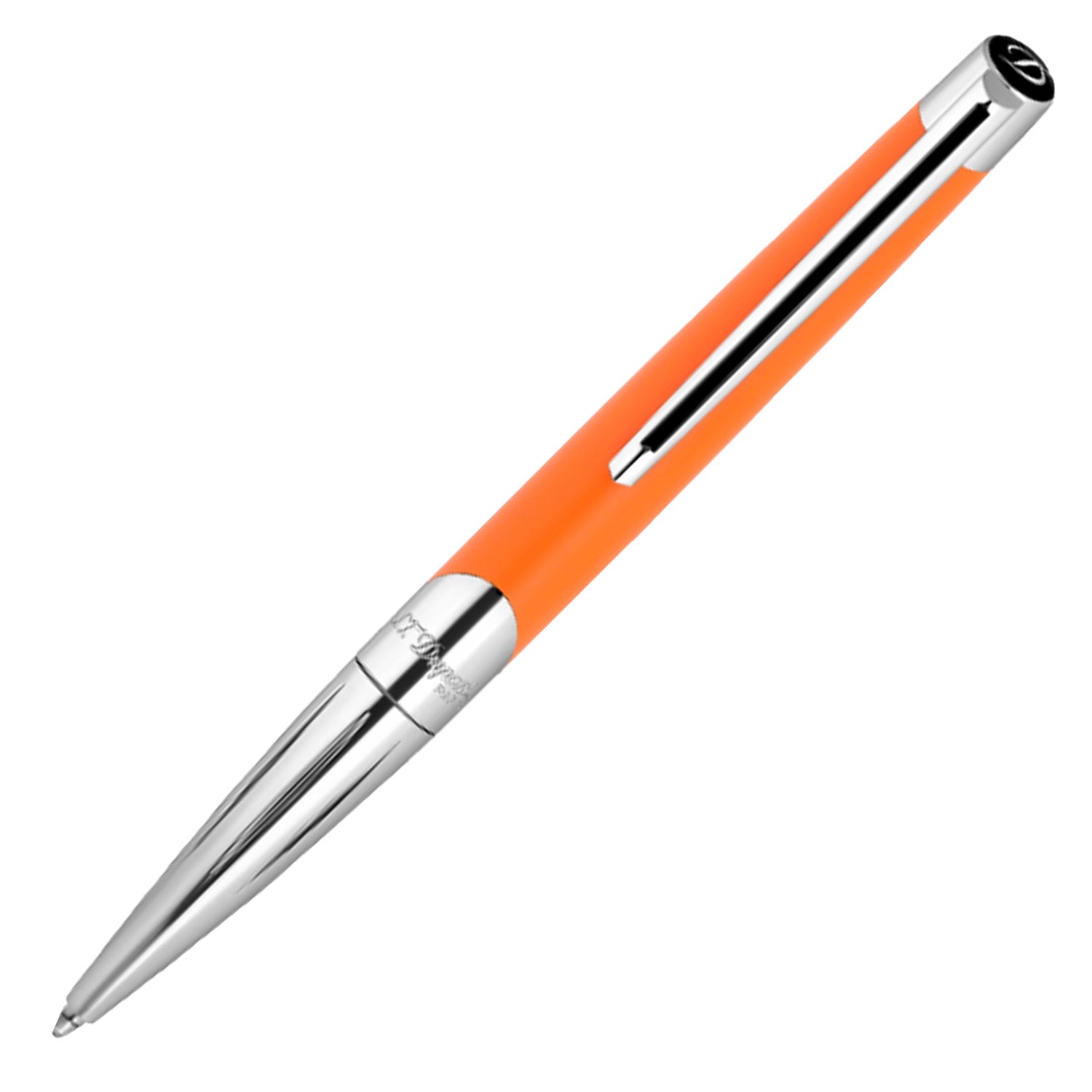 Shop ST Dupont Defi Orange Ball Pen | ST Dupont Pens Online | Makoba