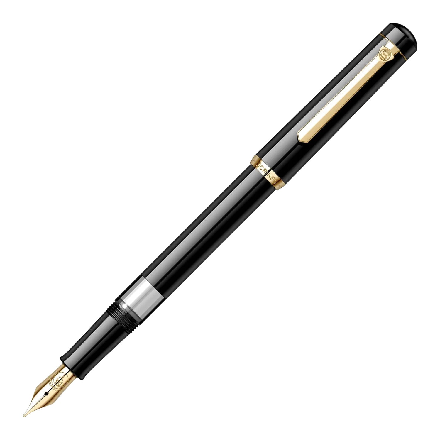 Buy Scrikss 419 Black GT Fountain Pen | Online at Makoba | Scrikss