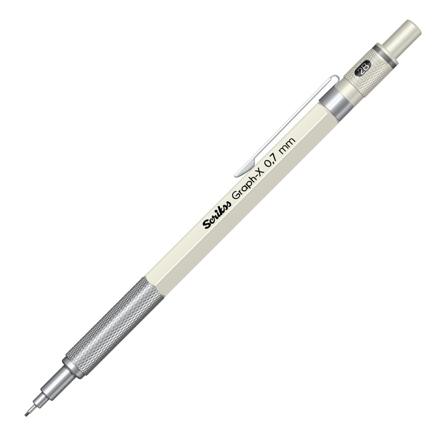 Buy Scrikss Graph-X Ivory 0.7mm Mechanical Pencil | Makoba | Scrikss