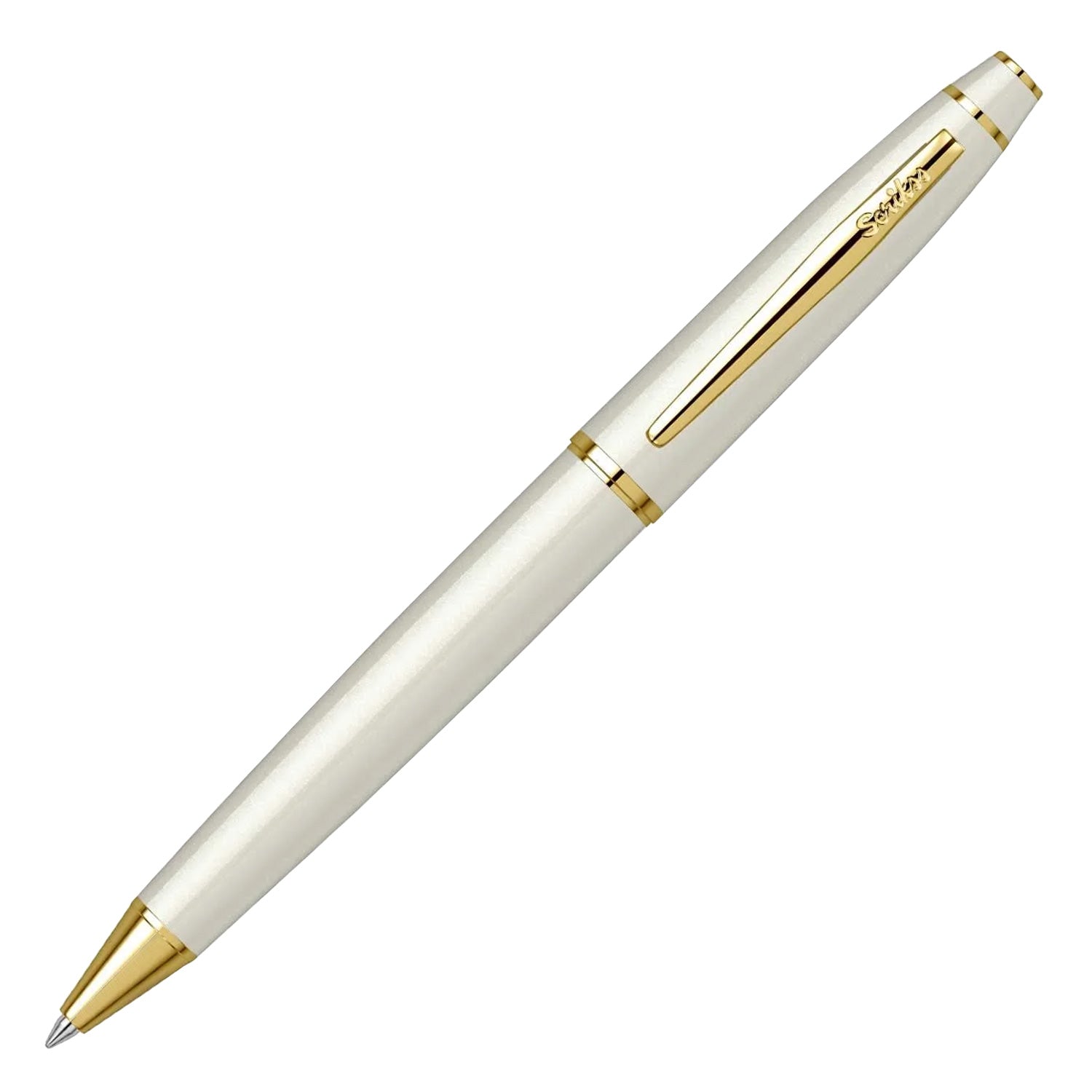 Buy Scrikss Noble 35 Pearl White Ball Pen | Online at Makoba | Scrikss