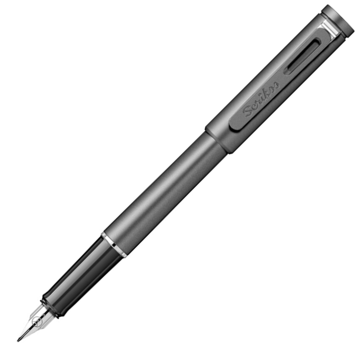 Buy Scrikss Punto Grey Fountain Pen | Scrikss Pens Online | Makoba
