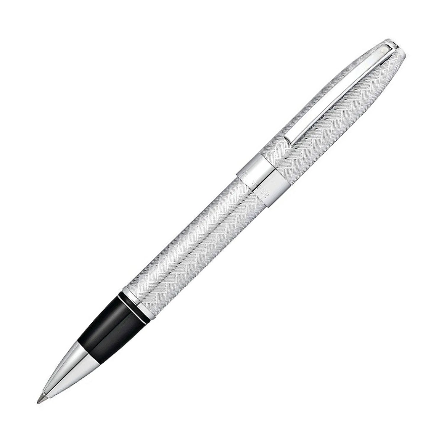 Buy Sheaffer Legacy Chevron Roller BallPen-MatteSilver Online-Sheaffer ...