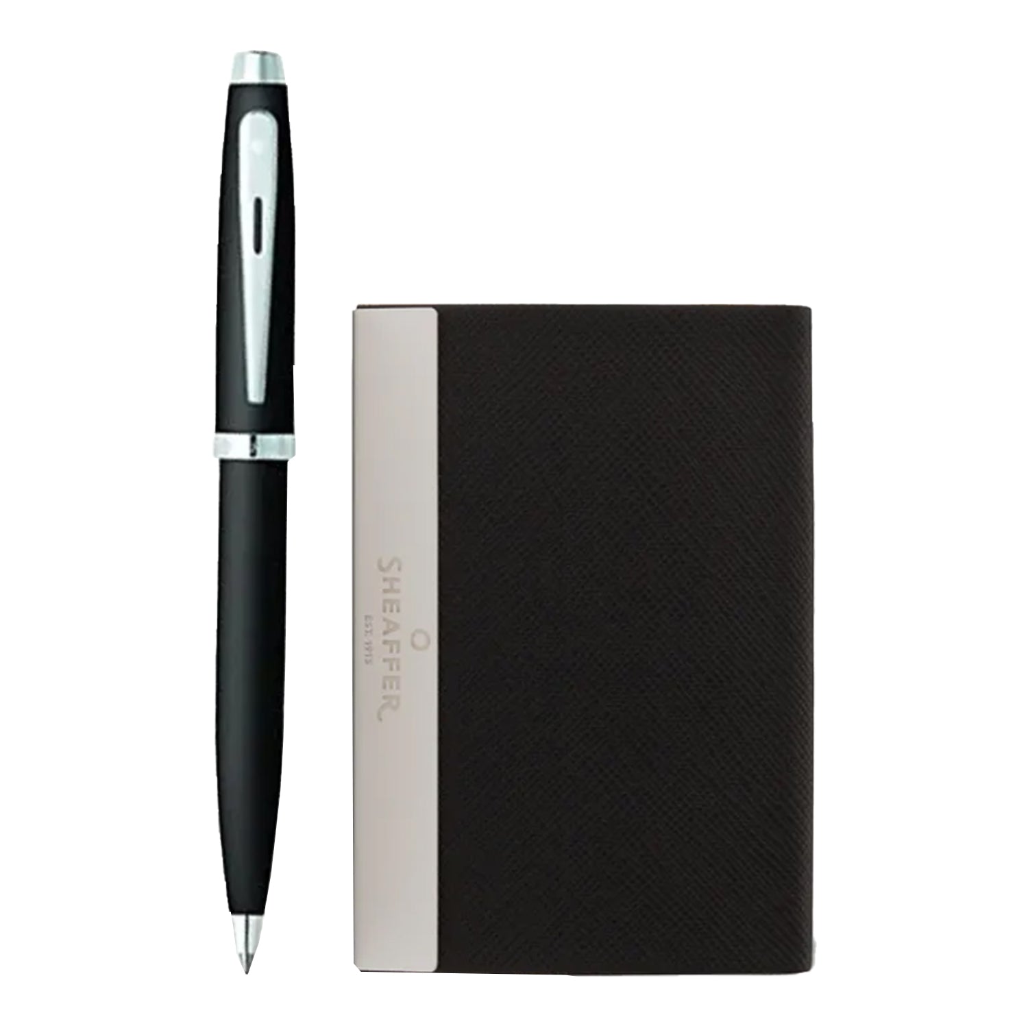 Buy Sheaffer 9317 Matte Black Ball Pen with Card Holder | Gift Sets ...