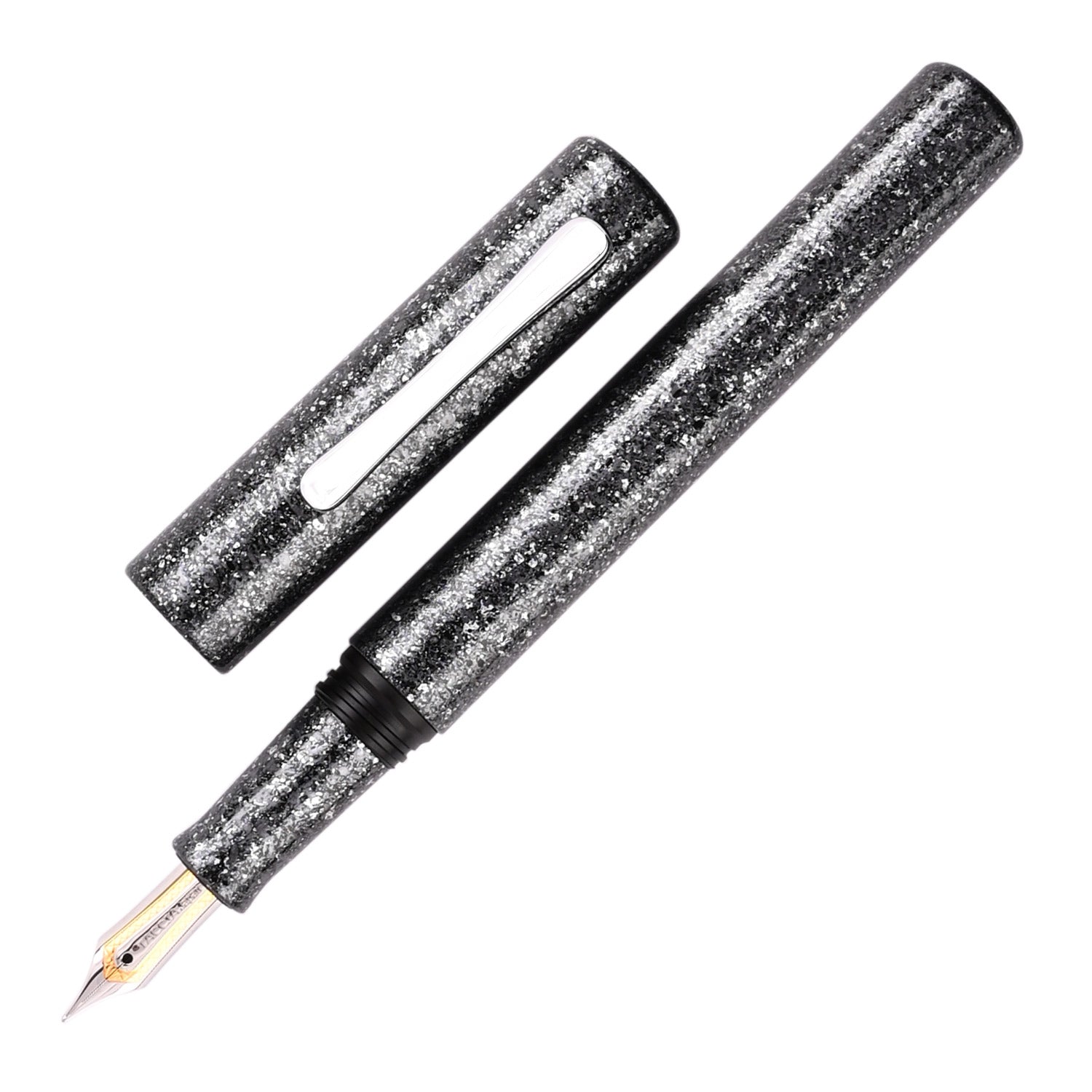 Taccia Granite Stone Fountain Pen - Black CT – Makoba