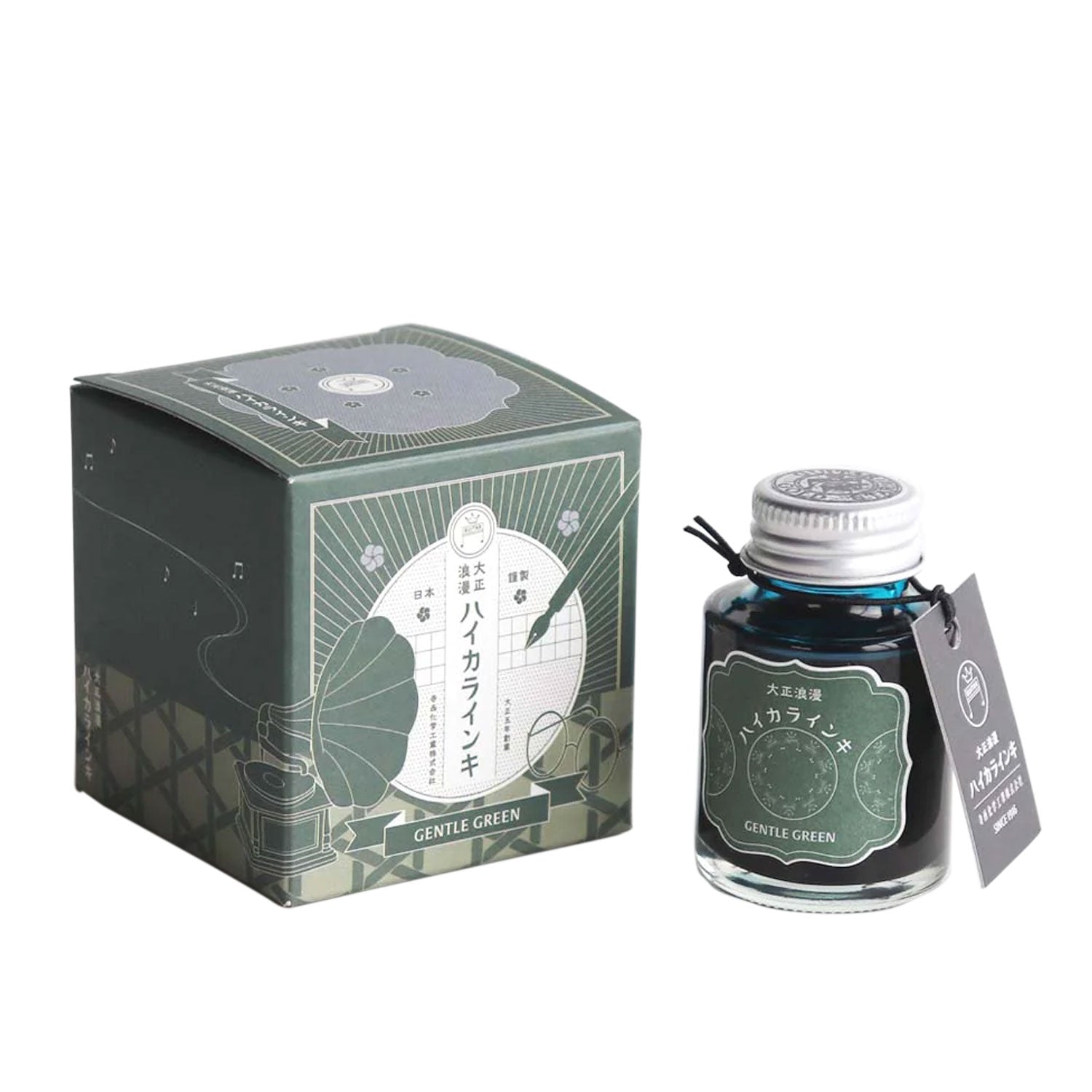 Teranishi Haikara Gentle Green Ink - 40ml – Makoba
