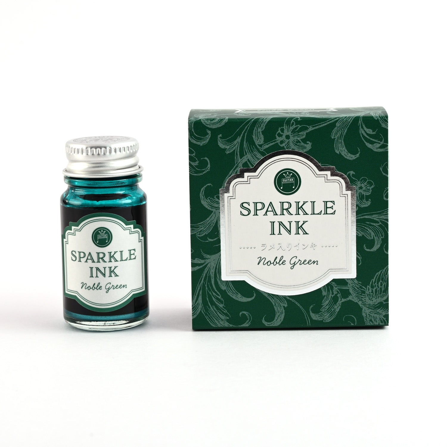 Teranishi Sparkle Noble Green Ink | Calligraphy Pen Ink Bottle ...