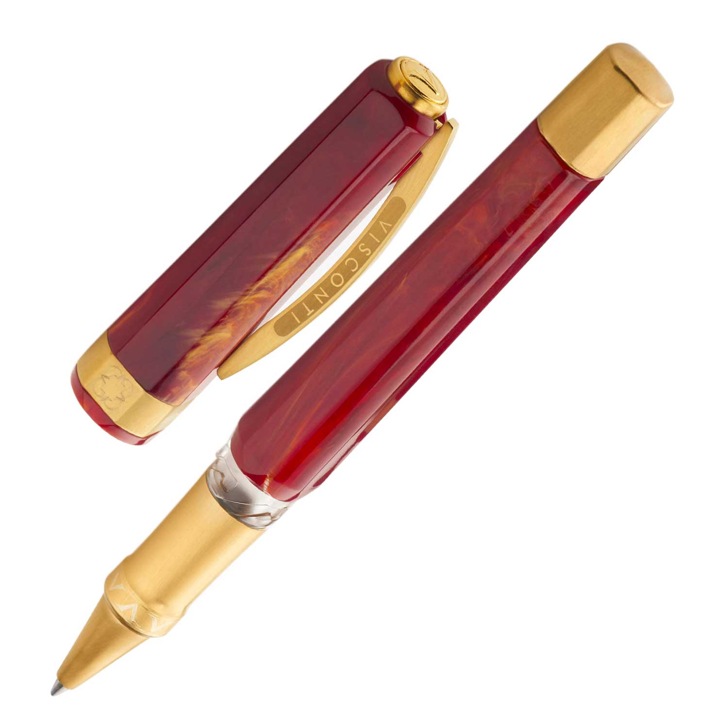 Visconti Opera Gold Red Roller Ball Pen Buy Online at Makoba|Visconti