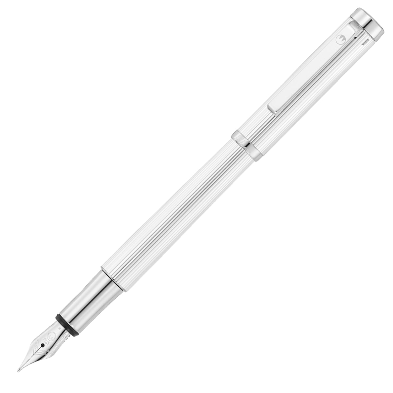Shop Waldmann Liberty Silver Fountain Pen | Waldmann Pens at Makoba