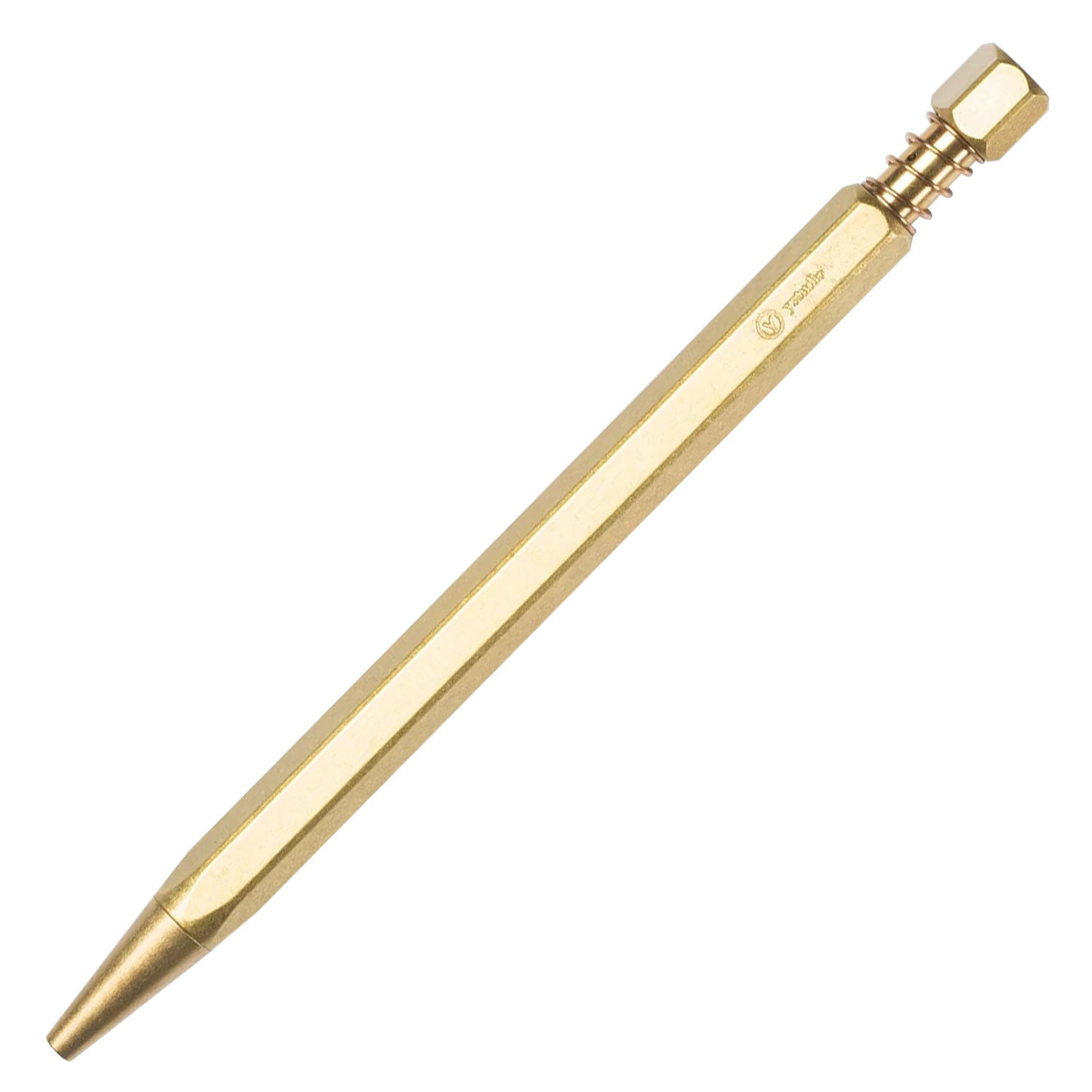 YSTUDIO Classic Revolve Spring Ball Pen, Brass – Makoba