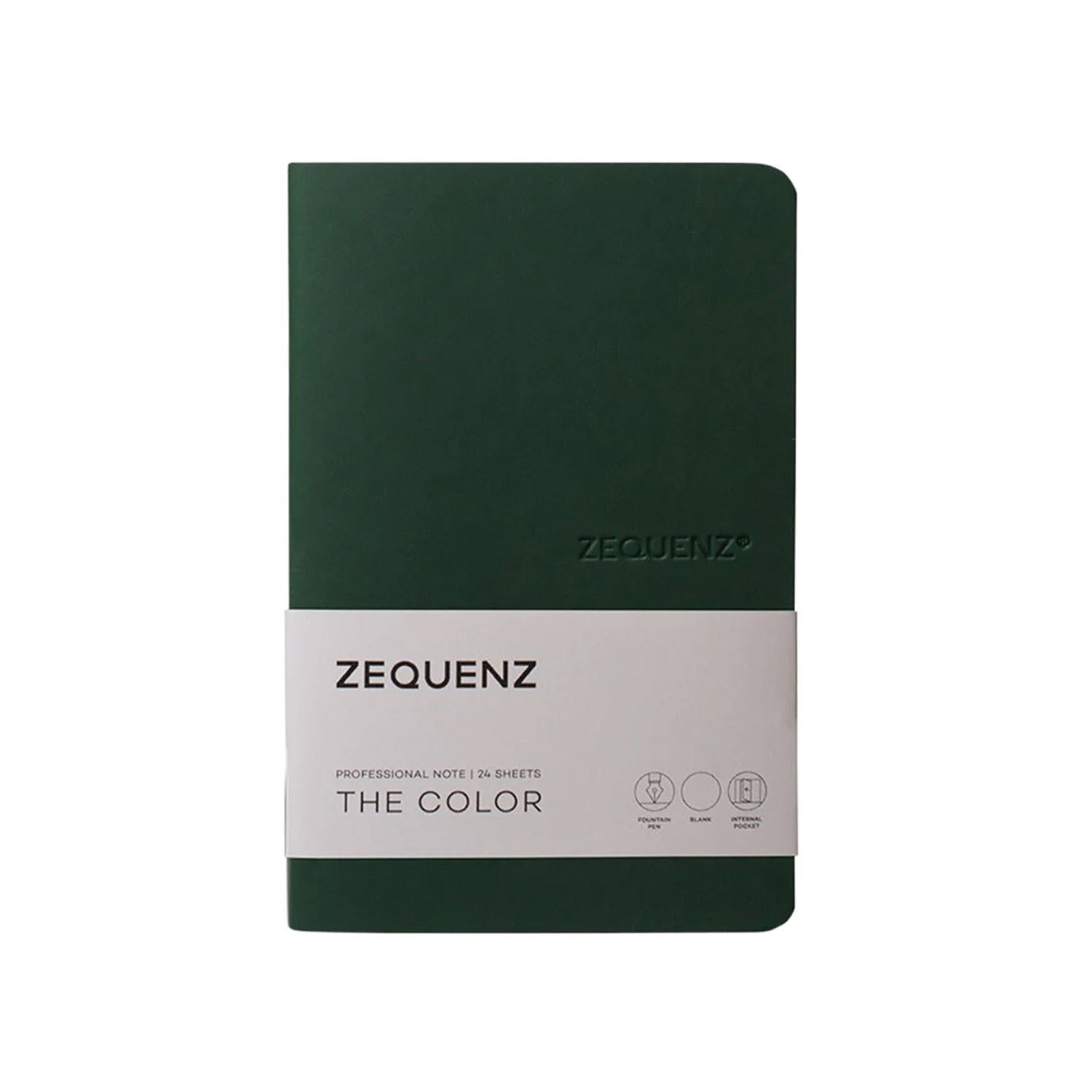 Zequenz Color Notebook, Emerald - A5, Plain – Makoba