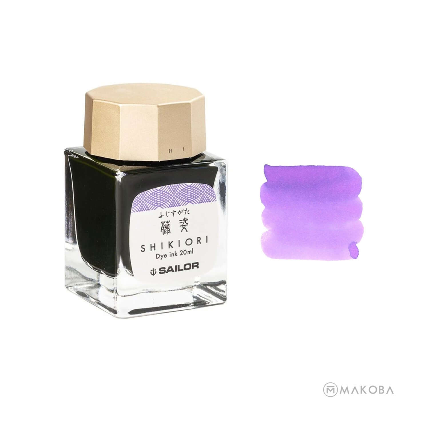 Sailor Shikiori Fujisugata (Purple) Ink Bottle, 20ml|Buy Online|Sailor ...